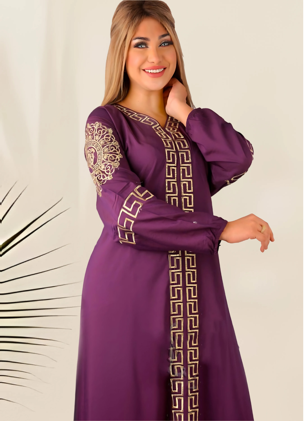 عباية استقبال منزلي مطرزة – MSY GALLERY