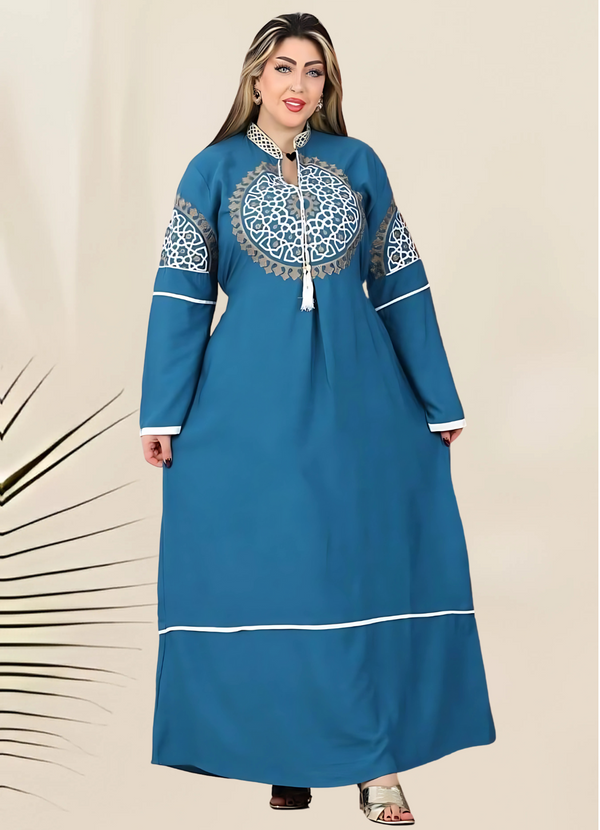 عباية استقبال منزلي مطرزة – MSY GALLERY