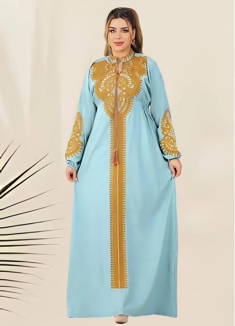 عباية استقبال منزلي مطرزة – MSY GALLERY