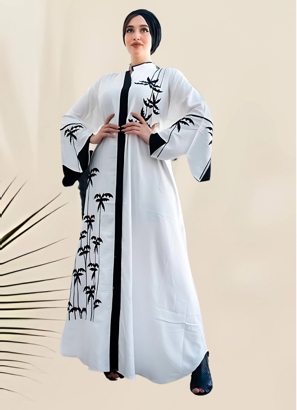 عباية استقبال منزلي مطرزة – MSY GALLERY