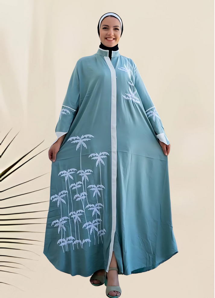 عباية استقبال منزلي مطرزة – MSY GALLERY